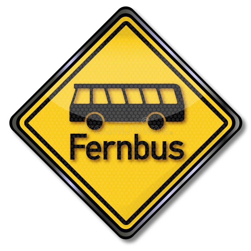 Sign remote bus stock vector. Illustration of coach - 107084703