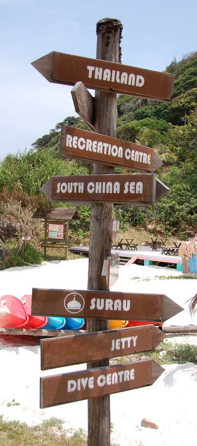 Sign in Resort stock image. Image of south, dive, direction - 944469