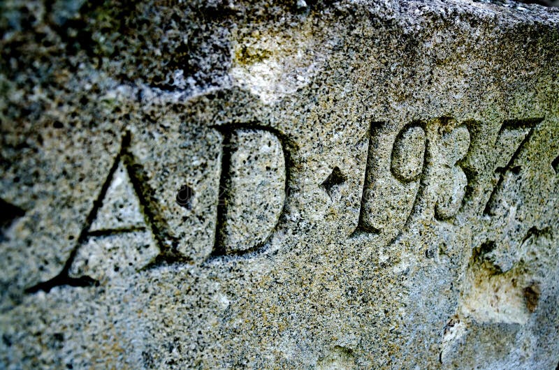 Sign in a rock stock photo. Image of wall, castle, inscription - 58329014