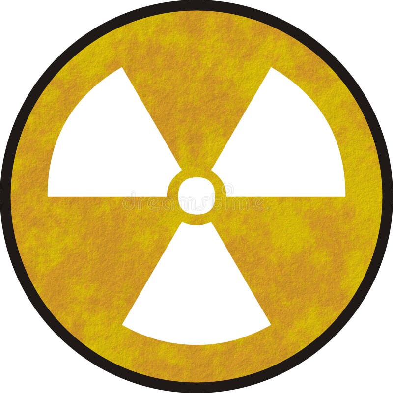 Sign of the Round Shape of Radiation Hazard Stock Illustration ...