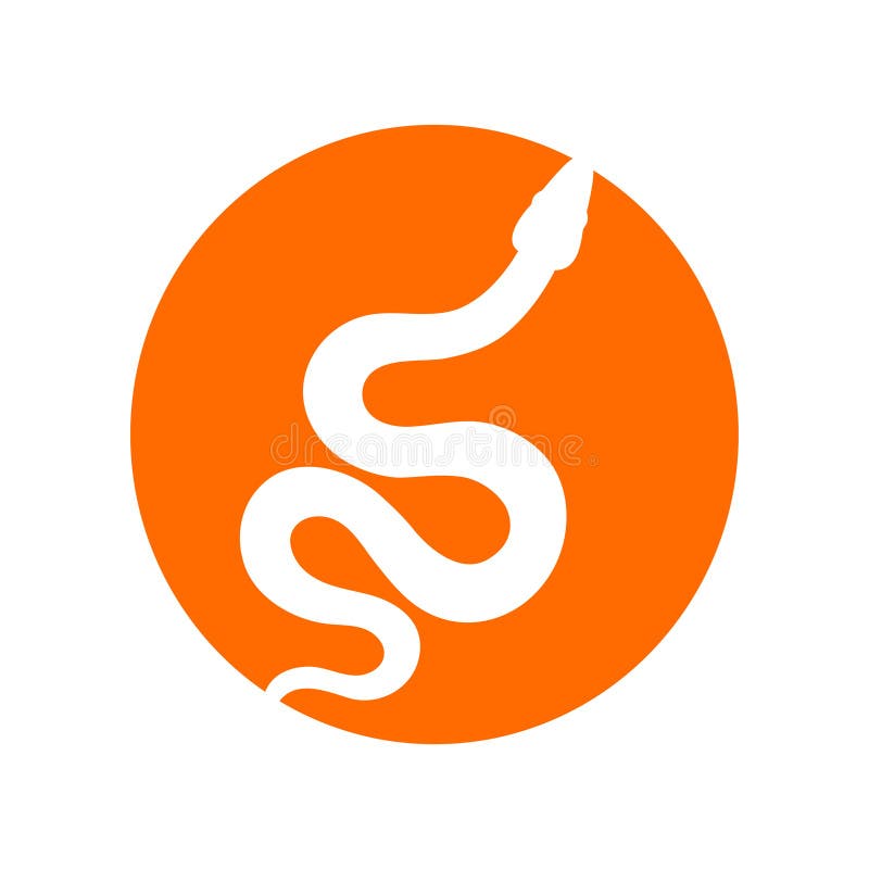 Sign Silhouette Snake. Isolated Symbol Icon Snake Stock Vector ...