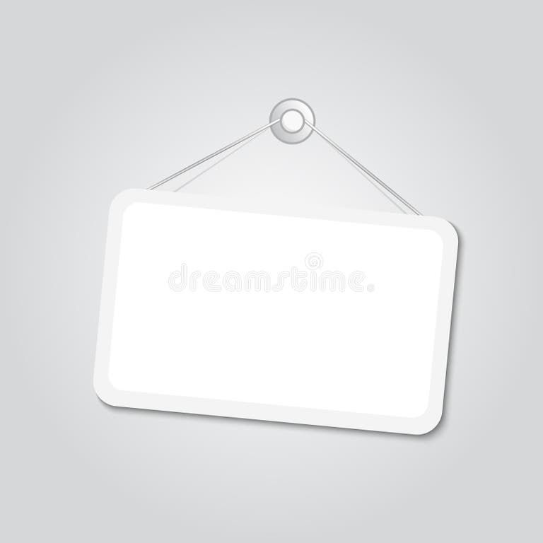 Sign on the Silicone Suction Cup Stock Vector - Illustration of ...