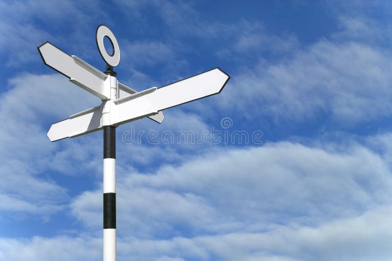 Confused Lost Puzzled Signpost Stock Image - Image of puzzled, confused ...