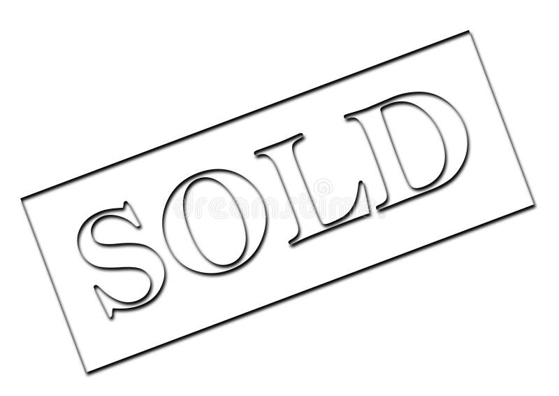 Black Sold Sign Stock Illustrations – 8,665 Black Sold Sign Stock ...