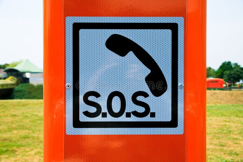 Sign SOS stock image. Image of country, traffic, alarm - 16657503