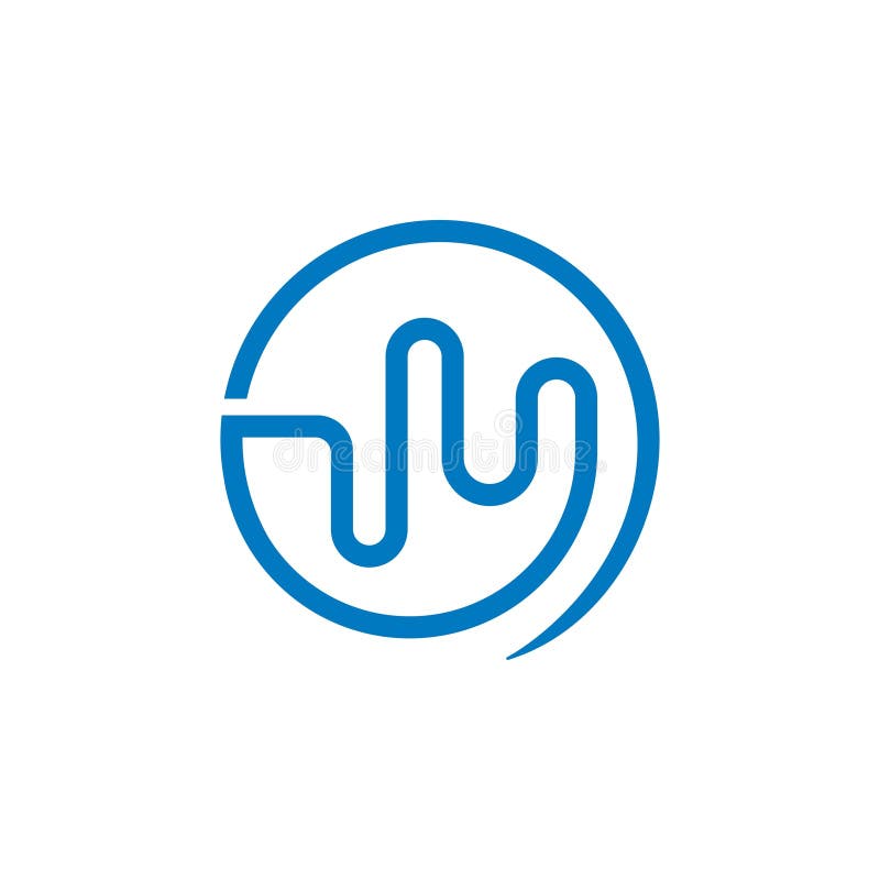 Sign of Sound Waves Logo Vector Illustration Stock Vector ...