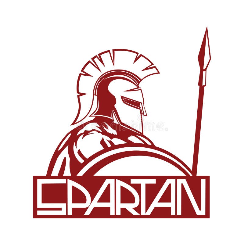Sign of spartan. stock vector. Illustration of protection - 89190152