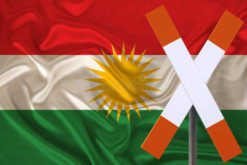 Flag of Kurdistan on Military Uniform. Army, Troops, Soldier Collage ...