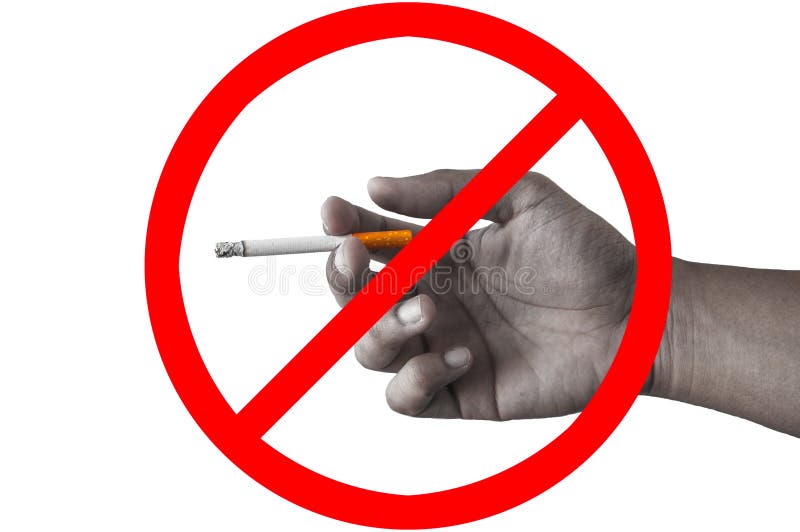 Sign stop smoking stock photo. Image of healthcare, smoking - 40650882