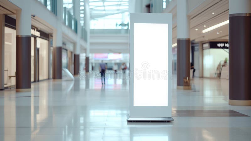 Sign in Middle of Hallway - Wayfinding Guide for Navigation Stock ...