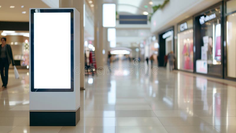 Sign in Middle of Hallway - Wayfinding Guide for Navigation Stock ...