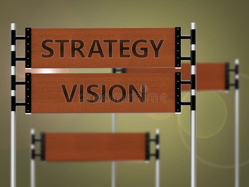 Strategy Vision Planning Process Tactic Concept Stock Image - Image of ...