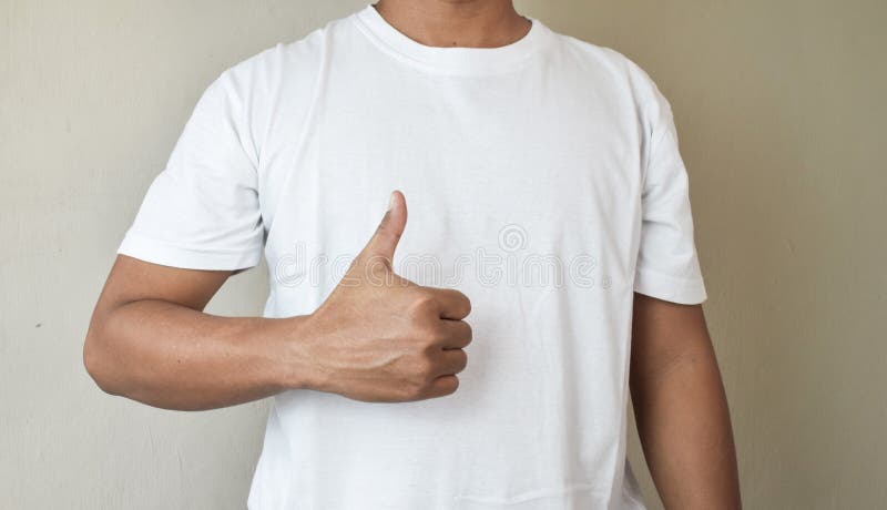 A Sign of Success, Hand Showing Thumbs Up Stock Image - Image of male ...