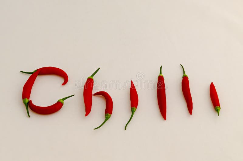 Sign or Symbol Sun, Made from the Fruit of Fresh Chilli Red Pepper with ...