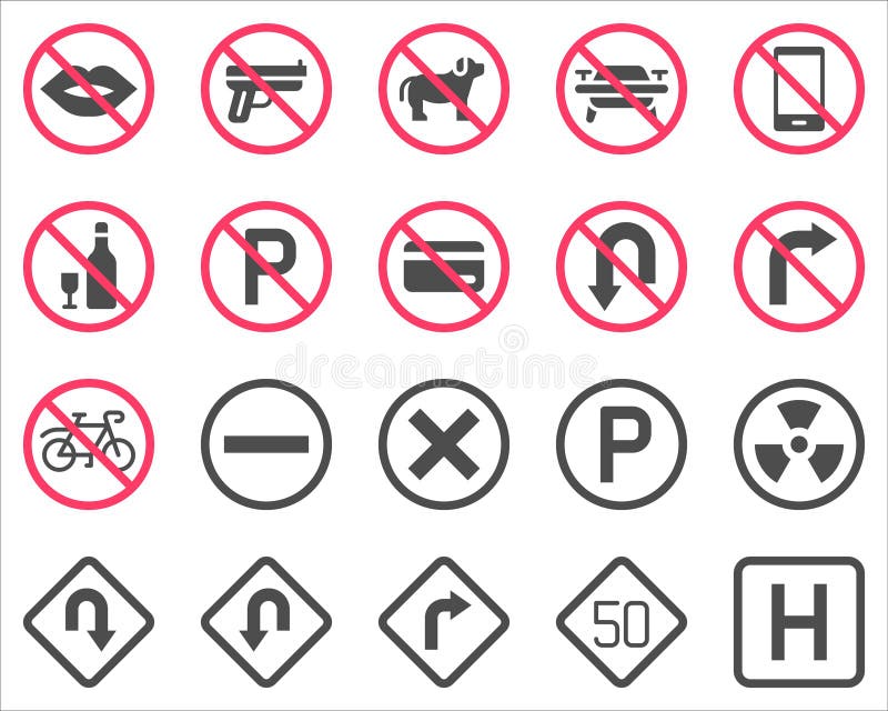 Sign and Symbol Icon Set 2 Vector Illustration Stock Vector ...