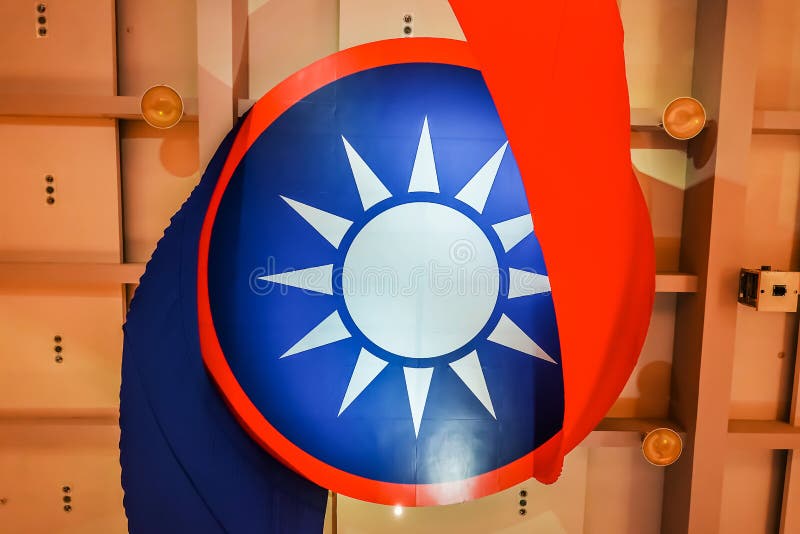 Sign of the Taiwan is on Ceiling Wood Stock Photo - Image of ceiling ...