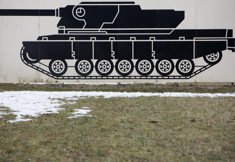 Sign of a tank stock image. Image of armed, defense, europe - 51274127