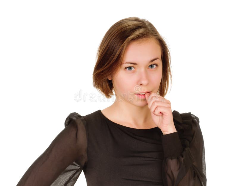 Sign teeth stock photo. Image of showing, people, beauty - 37980732