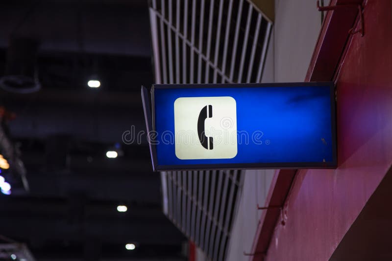 Sign telephone stock photo. Image of information, connect - 66541522