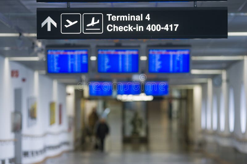 Sign - Terminal, Check in stock photo. Image of counter - 3340448