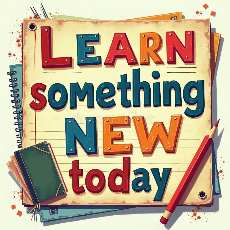 Sign Text Banner Learn Education Knowledge New Information Training ...