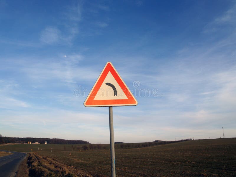 Sign to the left! stock photo. Image of safety, nature - 5628630