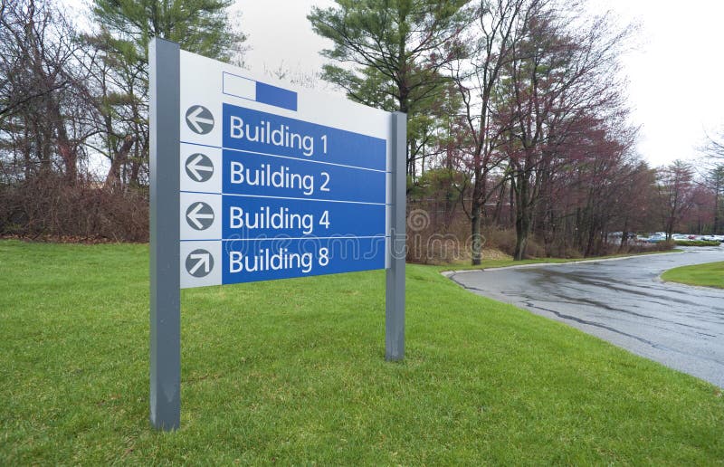 Sign to office buildings stock photo. Image of advertise - 19208030
