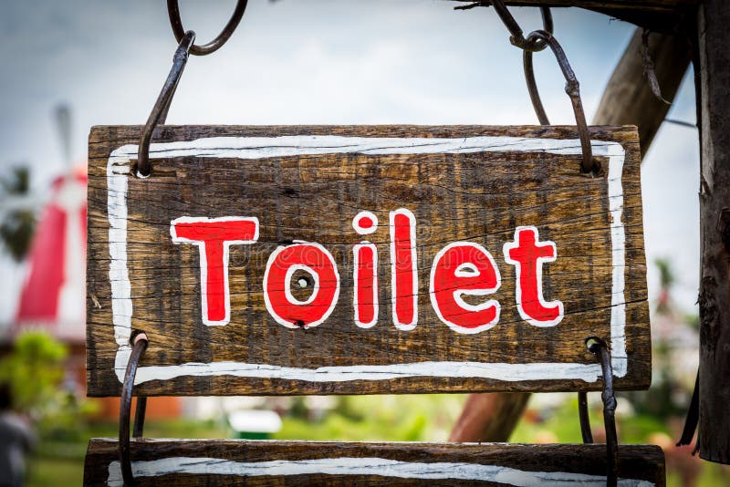 Toilet text sign stock image. Image of open, text, board - 47577437