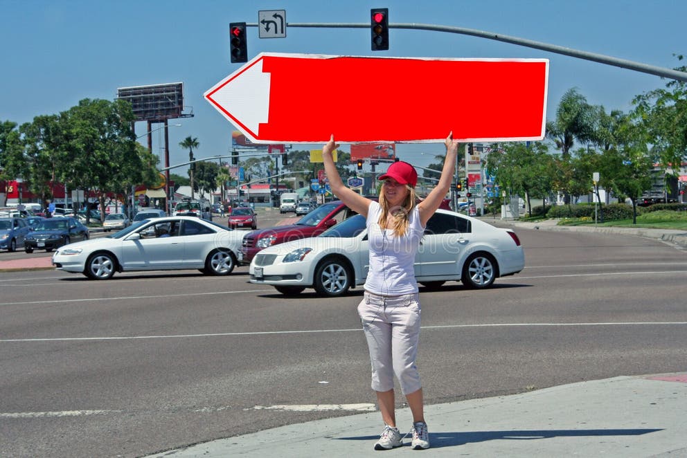 Sign Twirler (Spinner) stock image. Image of street, important - 5984829