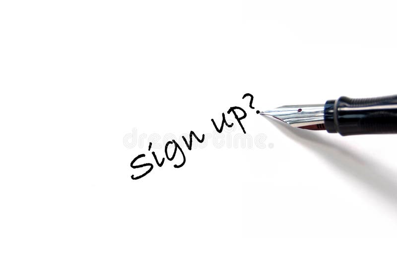 Sign up? stock photo. Image of sign, subscription, word - 15884384