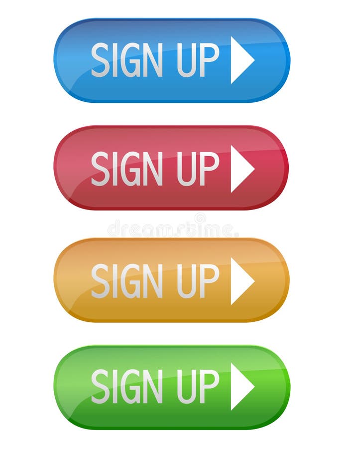 Sign up stock vector. Illustration of users, design, identity - 16277541