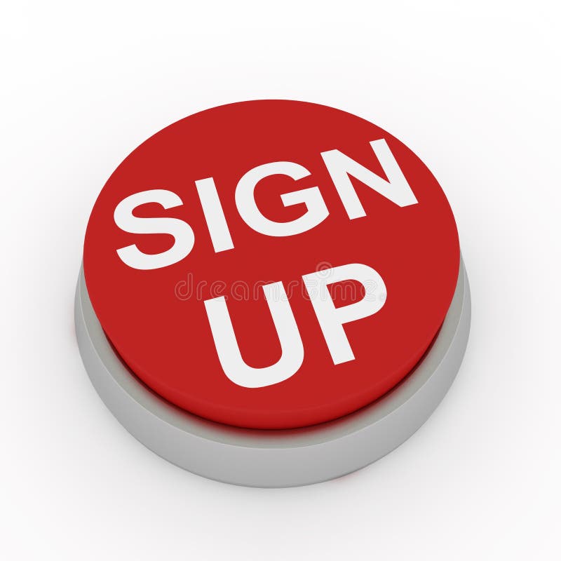 Sign up button stock vector. Illustration of like, join - 29931703