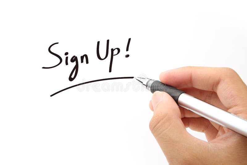 Sign up stock photo. Image of feather, academia, form - 19906284