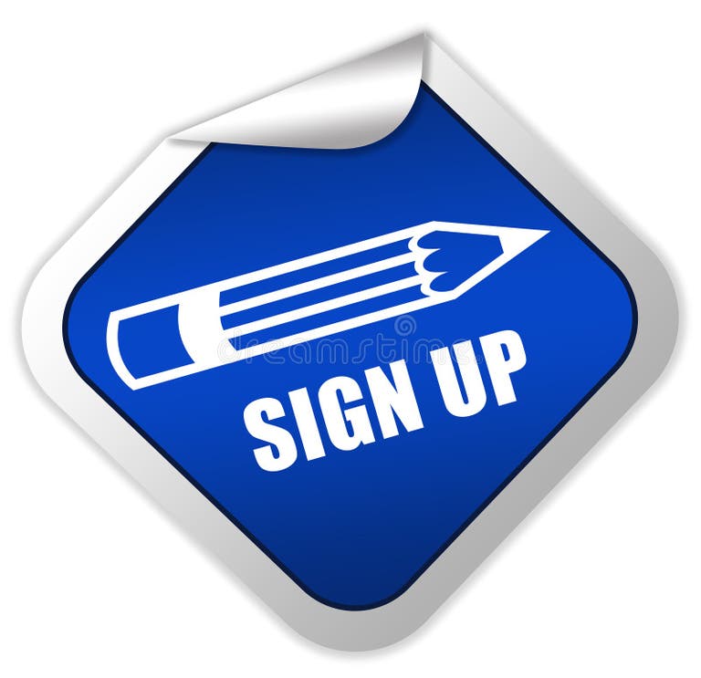 Sign up icon stock illustration. Illustration of member - 13514973