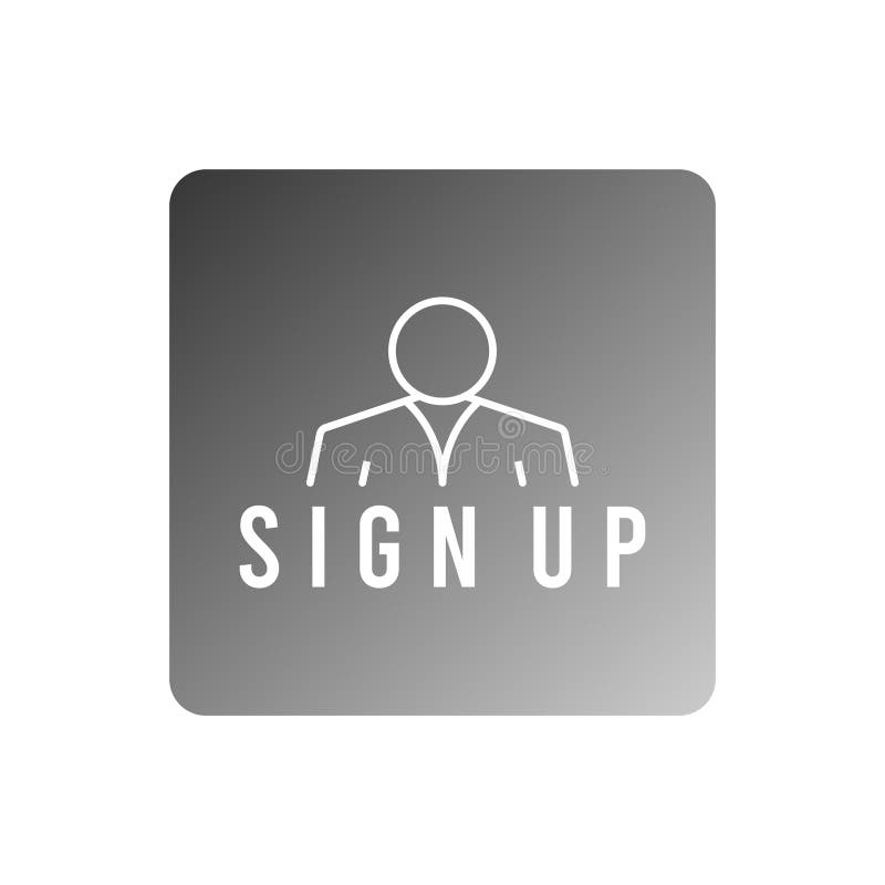 Sign up icon vector stock vector. Illustration of vector - 311770607