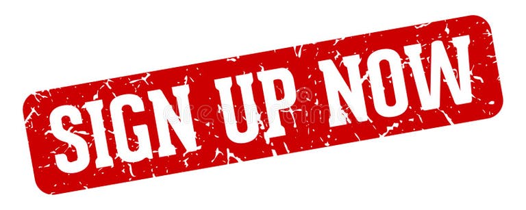 Sign Up Now Rectangular Sign. Sign Up Now Stamp Stock Vector ...