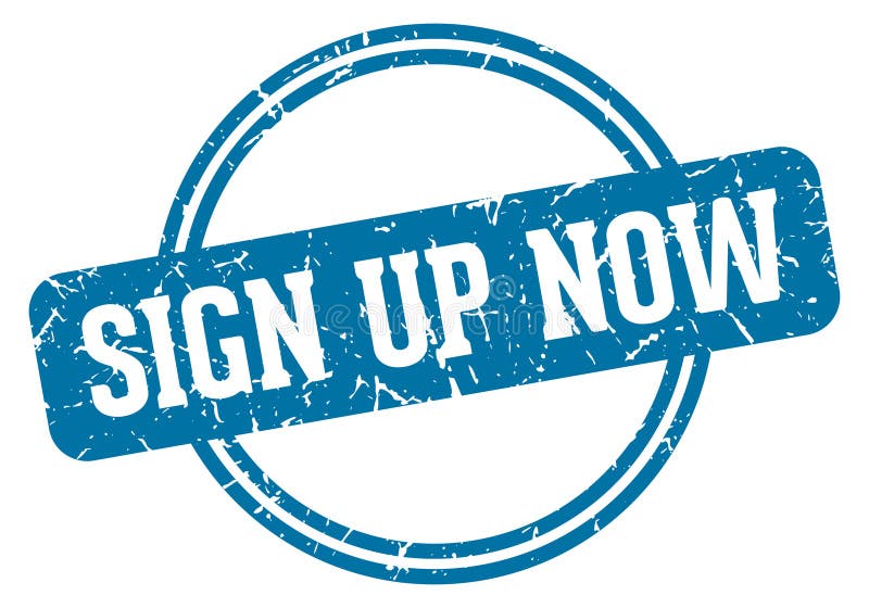Sign up now stamp stock illustration. Illustration of rubber - 352608939