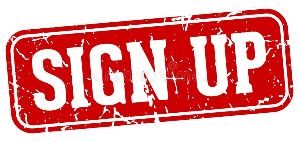 Sign Up Rectangular Sign. Sign Up Stamp Stock Vector - Illustration of ...