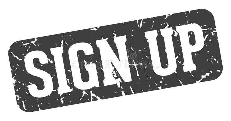 Sign Up Rectangular Sign. Sign Up Stamp Stock Vector - Illustration of ...