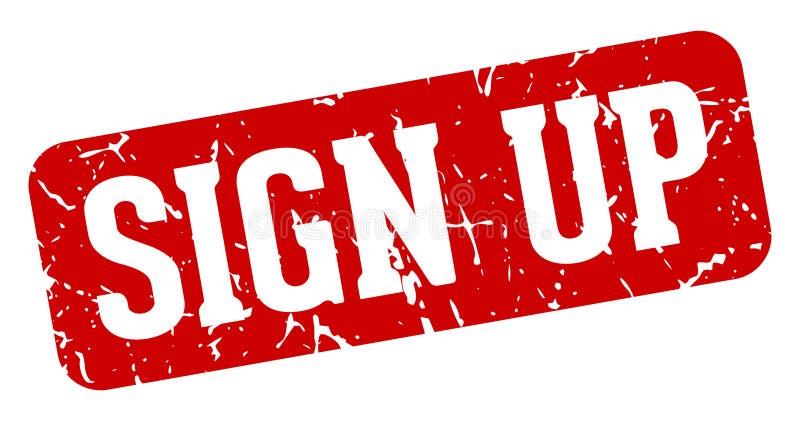 Sign Up Rectangular Sign. Sign Up Stamp Stock Vector - Illustration of ...