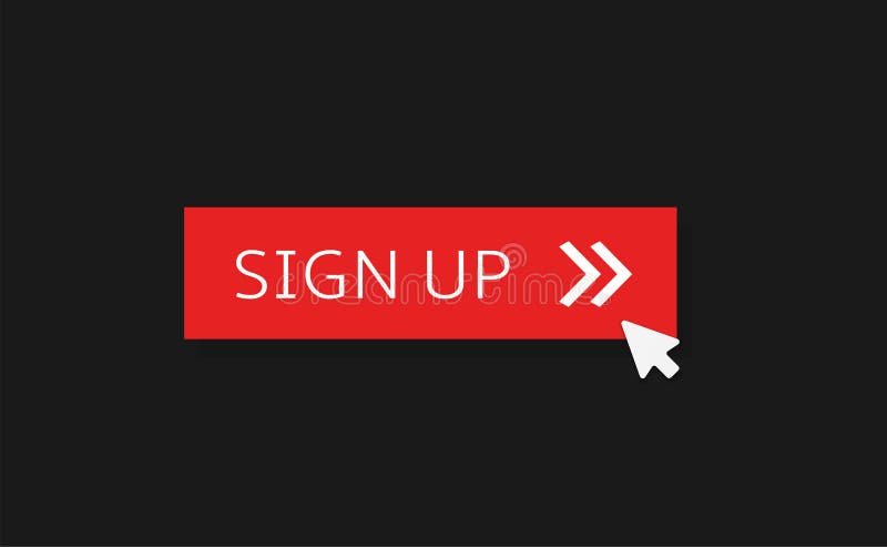 Sign Up Here Button Stock Illustrations – 622 Sign Up Here Button Stock ...