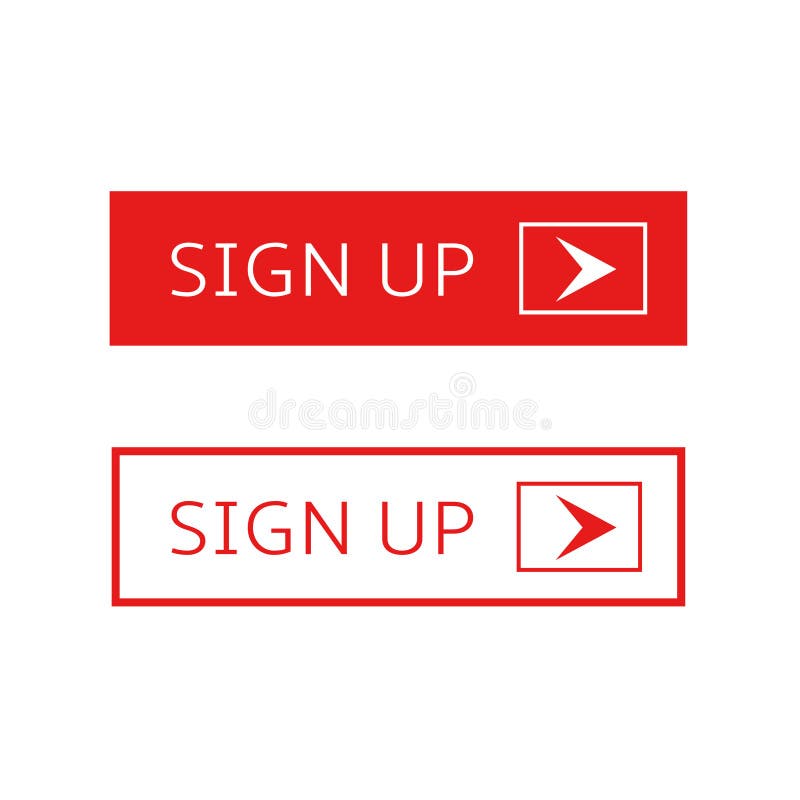 Sign Up Now Buttons Stock Illustrations – 201 Sign Up Now Buttons Stock ...
