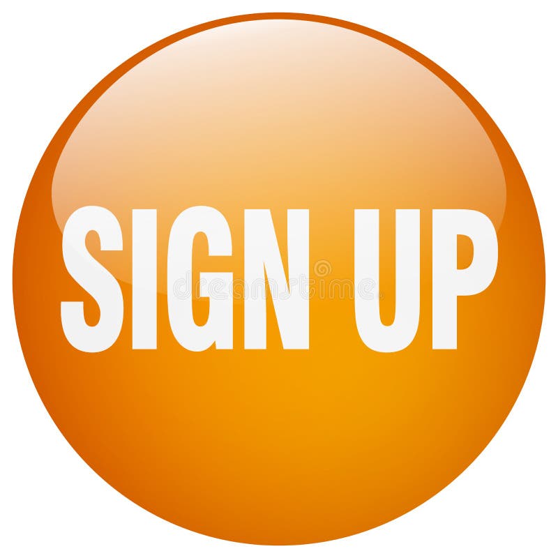 Sign up button stock illustration. Illustration of registration - 20825272