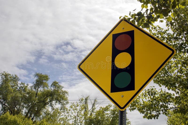 Red Signal Ahead Traffic Sign Stock Photo - Image of directive, stop ... Red Signal Ahead Traffic Sign Stock Photo - Image of directive, stop ...