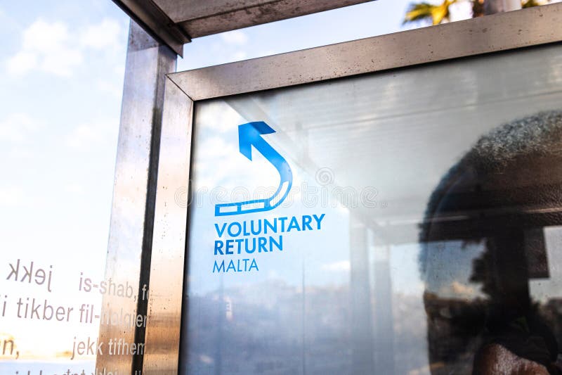 A Sign of the Voluntary Return of Malta Editorial Image - Image of ...