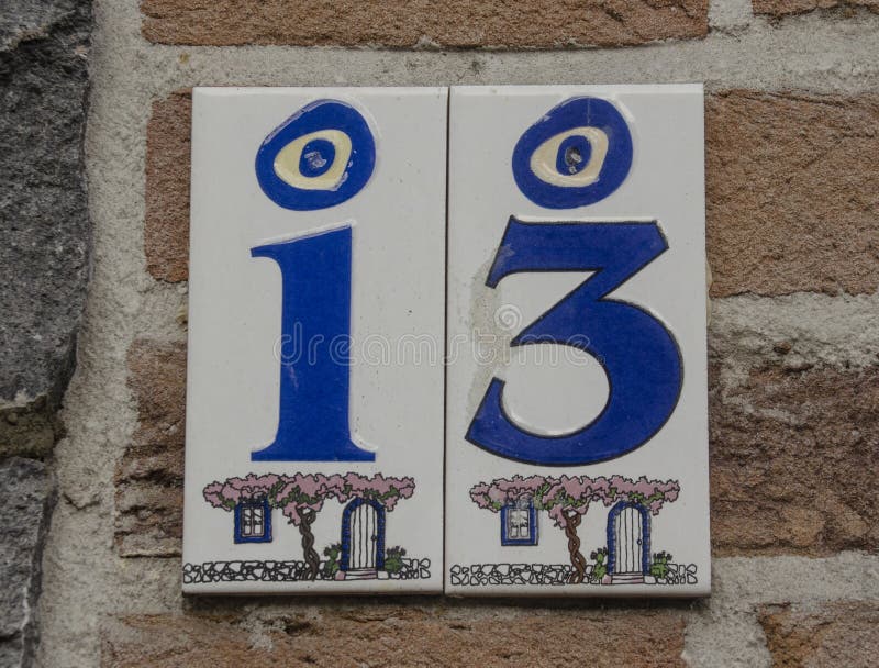 A Wall with the Number Three Ten- Stock Photo - Image of digit ...