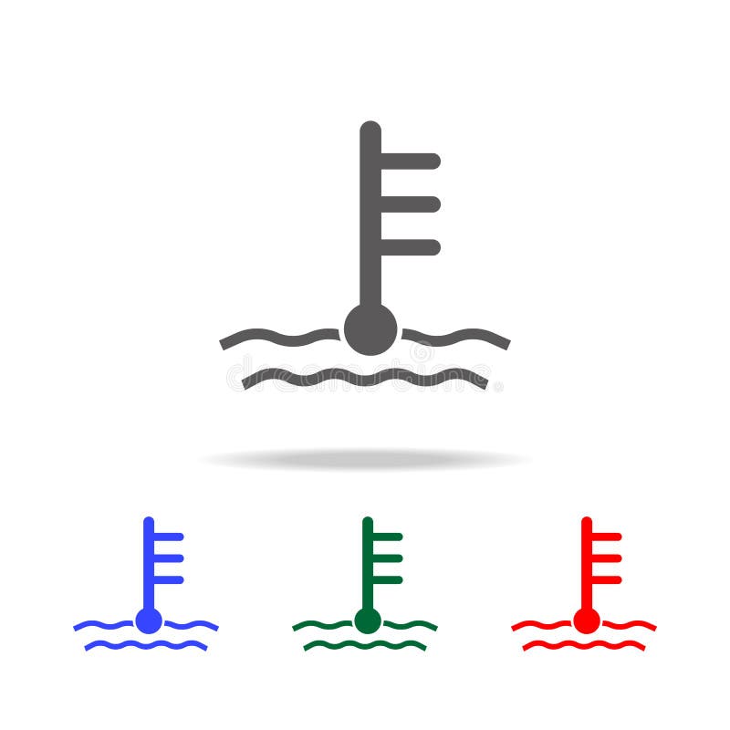 Sign of Warm-up Temperature Icon. Elements in Multi Colored Icons for ...
