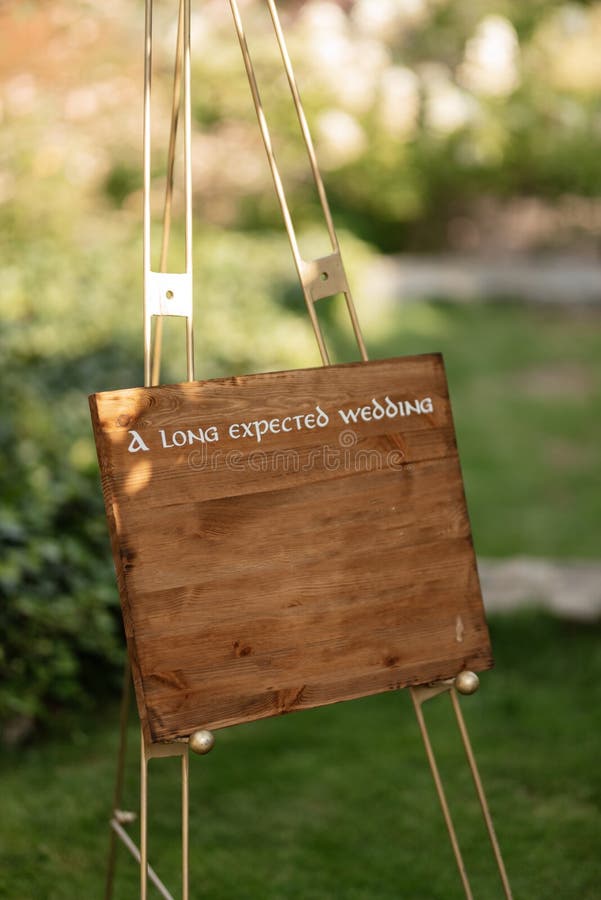 Sign welcome to the event stock photo. Image of tripod - 241506418