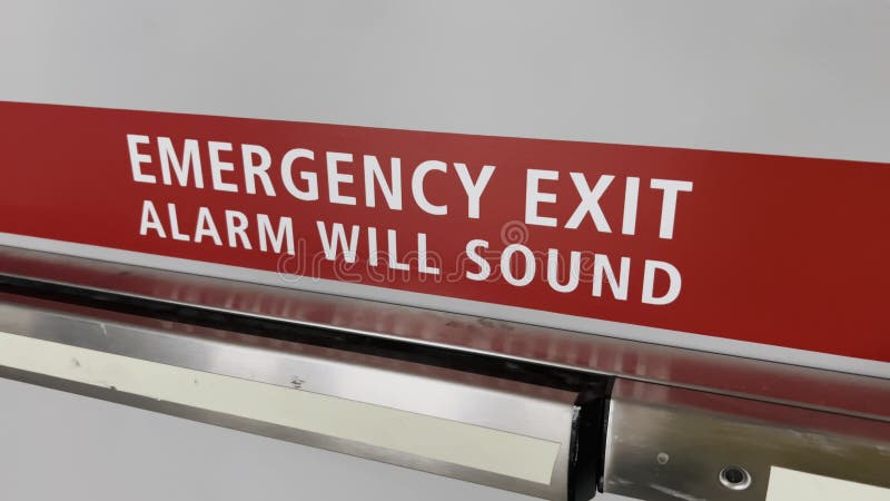 Emergency Exit Signs Guide People To Safety Indoors Stock Video - Video ...