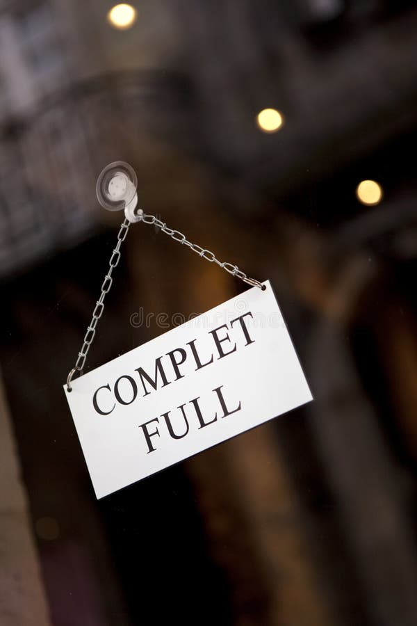 Lot Full Sign stock image. Image of sign, vehicles, full - 24525797